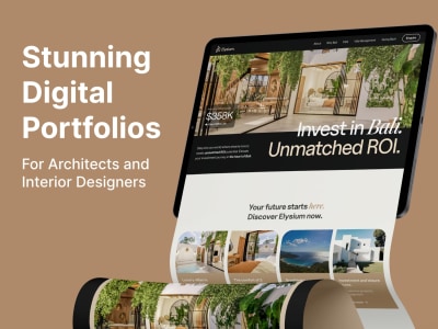 A stunning digital portfolio for Architects and Interior Designers | Upwork