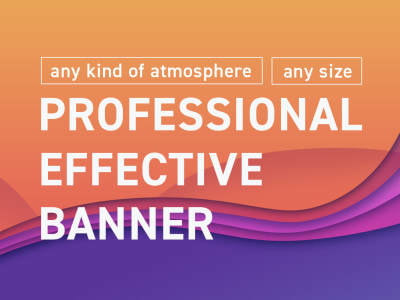 A professional and effective banner | Upwork