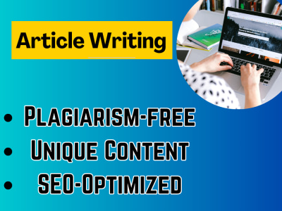 A well-written informative article on any topic with proofreading | Upwork