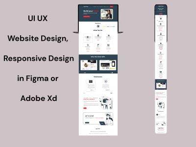 Unique Website UI UX design in Figma | Upwork