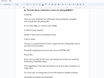 Simple and concise email copy with reasonable price | Upwork