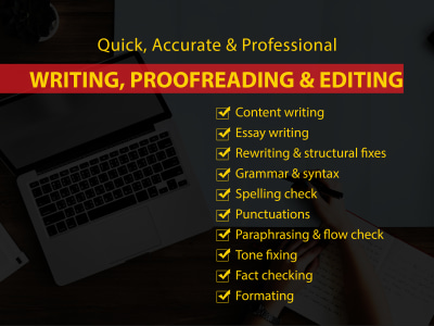 Content writing, rewriting, deep editing, proofreading, refining | Upwork