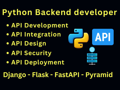 Python API development and API integration. Django - Flask - FastAPI ...