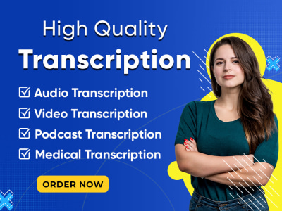 High quality audio or video transcription | Upwork