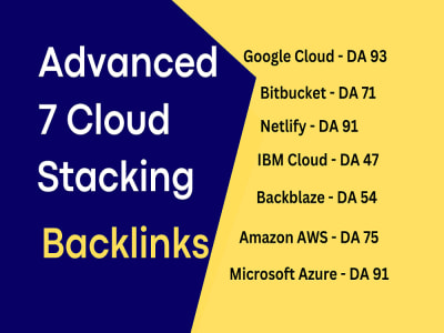 Advanced SEO Cloud Stacking DoFollow Backlinks | Upwork