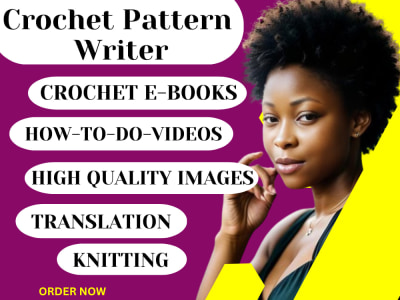 Written crochet pattern for any given picture | Upwork