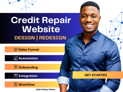 Credit repair website, landing page, automation, credit repair sales ...