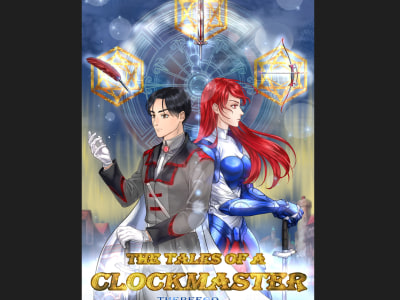 An anime style book cover illustration | Upwork