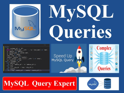 MySQL Database Complex Queries, Fast Reports and Increase Speed of Queries | Upwork