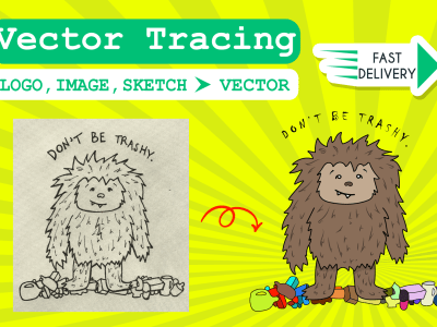 Vectorize logo, vector tracing, convert image to vector | Upwork