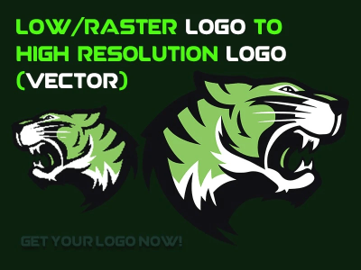 Raster or low resolution logo to printable high resolution logo | Upwork