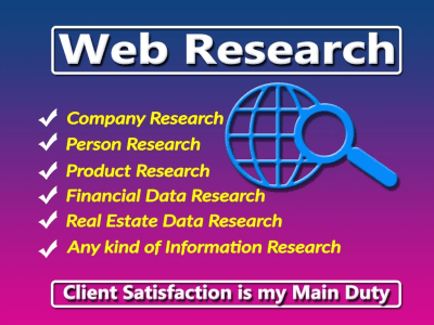 A fantastic web Research For your targeted Sectors | Upwork
