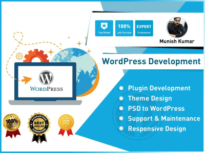A Responsive Wordpress website blog or store from scratch | Upwork