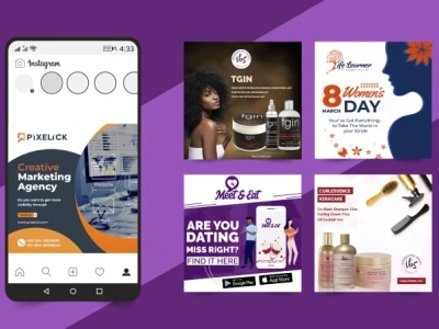 An amazing Insta and facebook, social media ads post design | Upwork