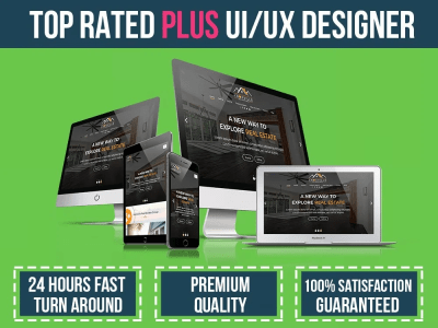 Unique Modern Professional Responsive Website UI/UX design | Upwork