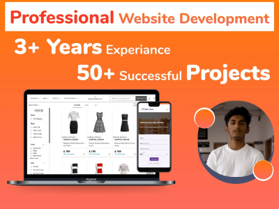 A website in html, css js, bootstrap, Vue, Vuejs | Upwork