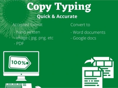 Typing Services | Upwork