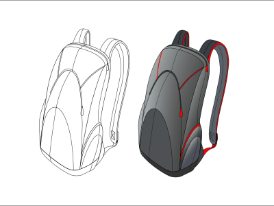 Draw a detailed vector line art illustration of any diagram, product ...
