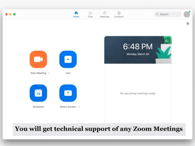 Technical support for zoom meetings | Upwork