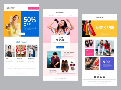 An amazing HTML email template | Upwork