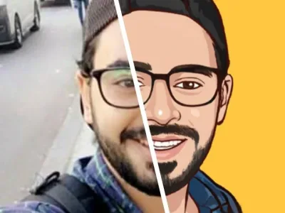 An amazing Cartoon drawing picture of you in very short time and mini ...