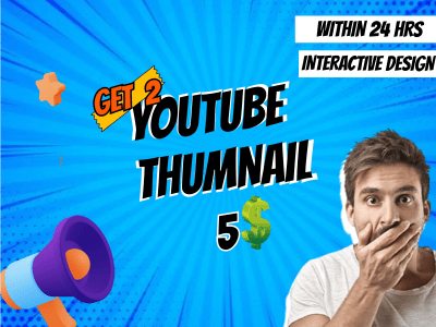 Amazing , interactive and custom youtube thumbnail | Upwork