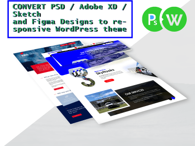 Your designs into a responsive WordPress theme/website | Upwork