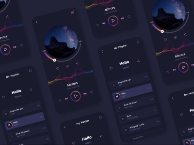 A Proffesional unique and eye-catching app ui Design and video | Upwork