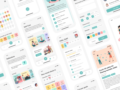 A clean and modern mobile app UI/UX design for your product | Upwork