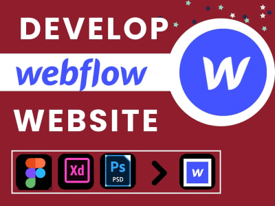 Custom webflow website, design or develop webflow website, figma to webflow | Upwork