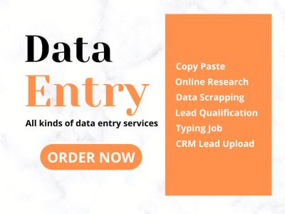 Fantastic data entry services | Upwork