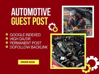 Automotive guest post on high authority blog with SEO backlinks | Upwork