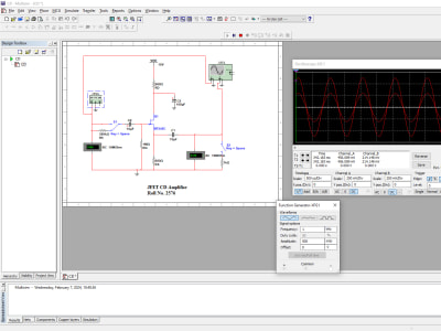 NI multisim circuit analysis | Upwork