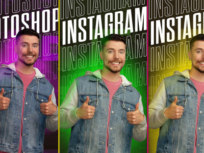 , create instagram reels thumbnail with amazing quality in 30 min | Upwork