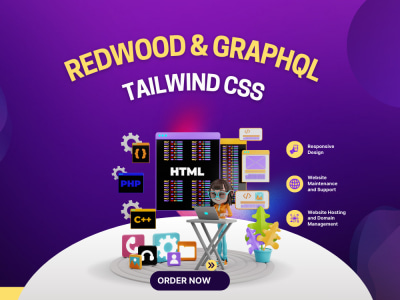 Full stack web development in React Redwood JS GraphQL Tailwind CSS | Upwork