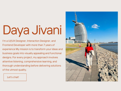 Book a Design Consultation with Daya J. | Upwork