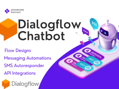 Build an intuitive google dialogflow or chatfuel assistant/support ...