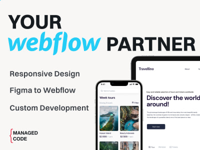 Responsive Webflow Development | Figma to Webflow | Custom Webflow Website | Upwork