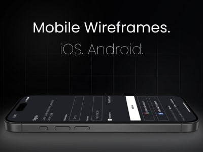 Mobile wireframe kit. iOS. Android. UX. | Upwork