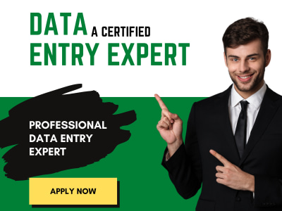 A professional data entry expert | Upwork