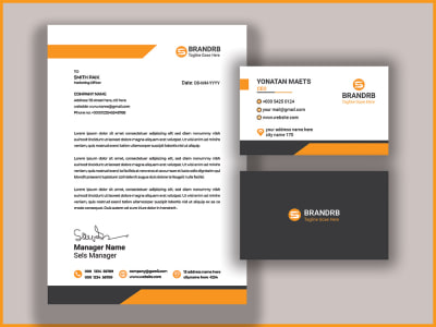 A Creative Business Card & Letterhead Design | Upwork
