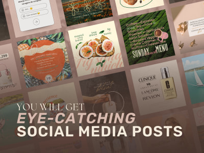 Eye-catching social media posts | Upwork