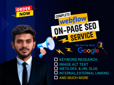 Webflow On-page SEO Service | Webflow product Optimization | Upwork