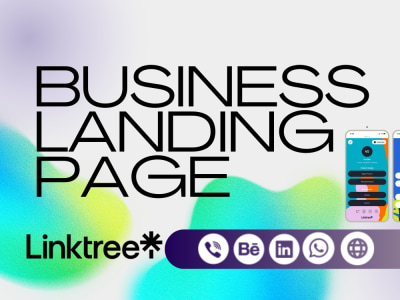An engaging linktree landing page in 2hrs for your business | Upwork
