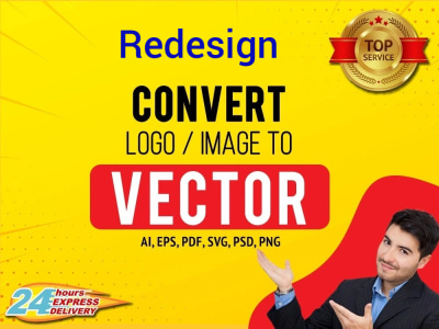 Redesign Image or Logo Convert to vector quickly | Upwork