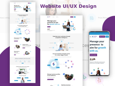 Custom & Responsive Website UI/UX design | Website design | Web pages | Upwork