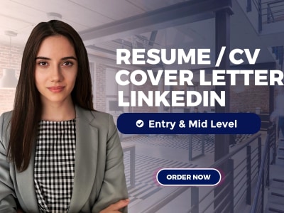 A professional resume, CV, cover letter, and Linkedin Optimization | Upwork