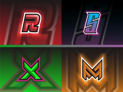 Amazing gaming logo of initials within 48h | Upwork