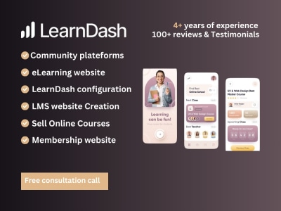 Wordpress elearning lms website using wplms, learndash | Upwork