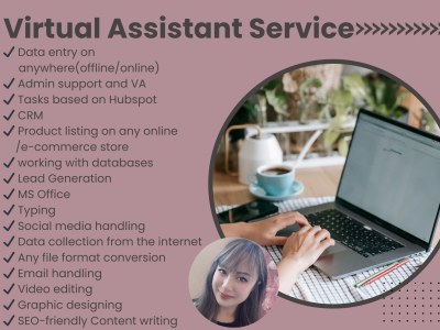 A Virtual Assistant for Admin Support work | Upwork